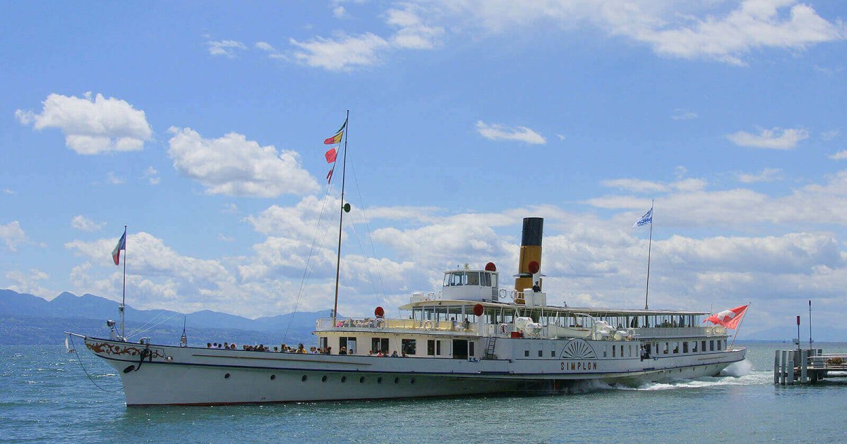 Le "Simplon", bateau à vapeur de la CGN, souffle ses 100 bougies | Rhône FM