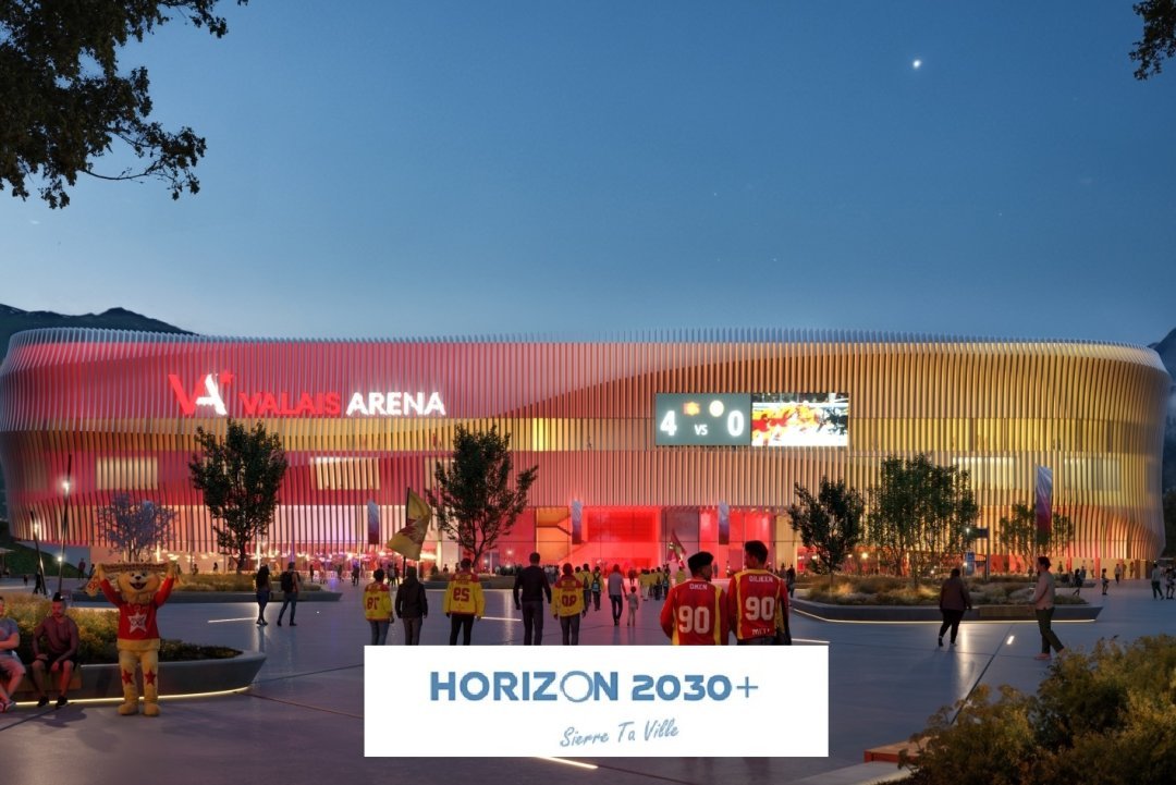 Les partisans du projet de Valais Arena et d’Ecoquartier VIVA à | Rhône FM