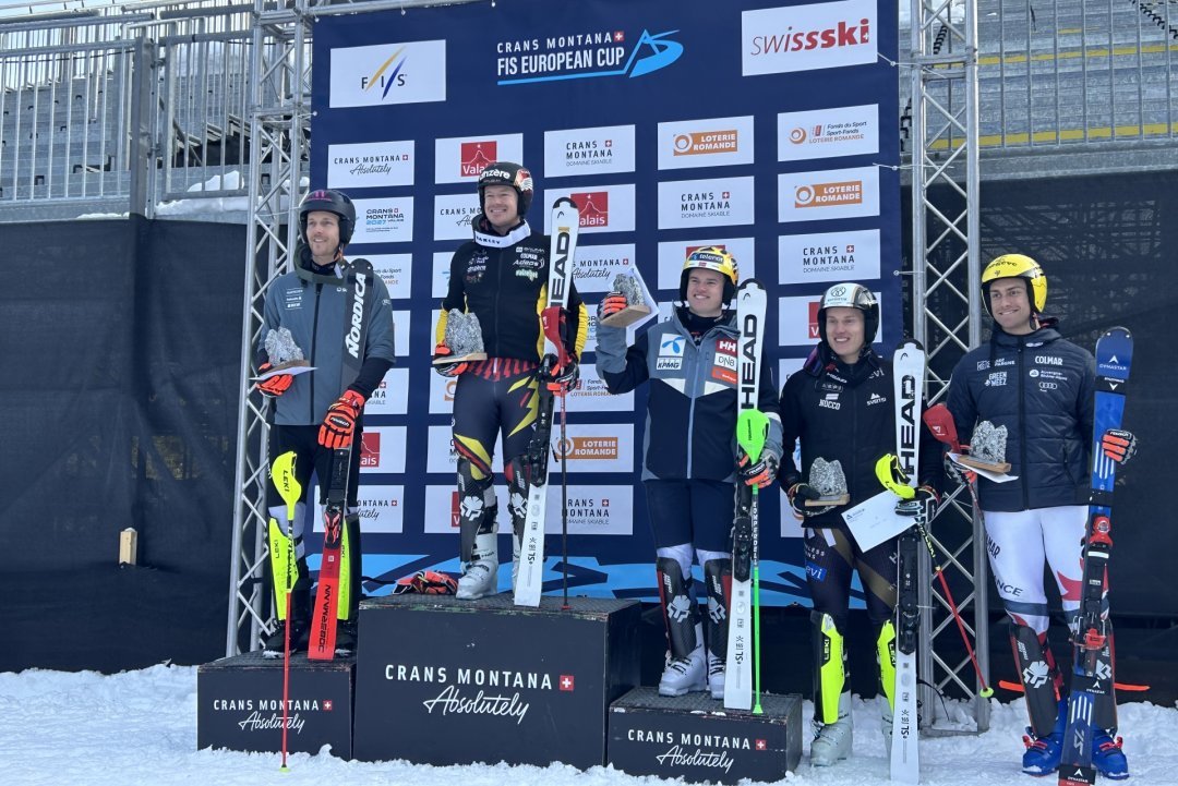Ski alpin : Armand Marchant s'impose devant Sandro Simonet sur | Rhône FM