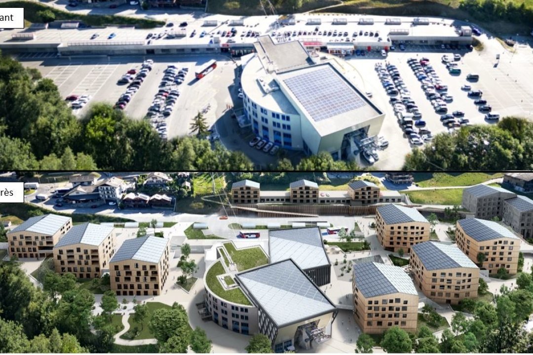 Un projet de métamorphose du quartier autour de la gare du Châble ...